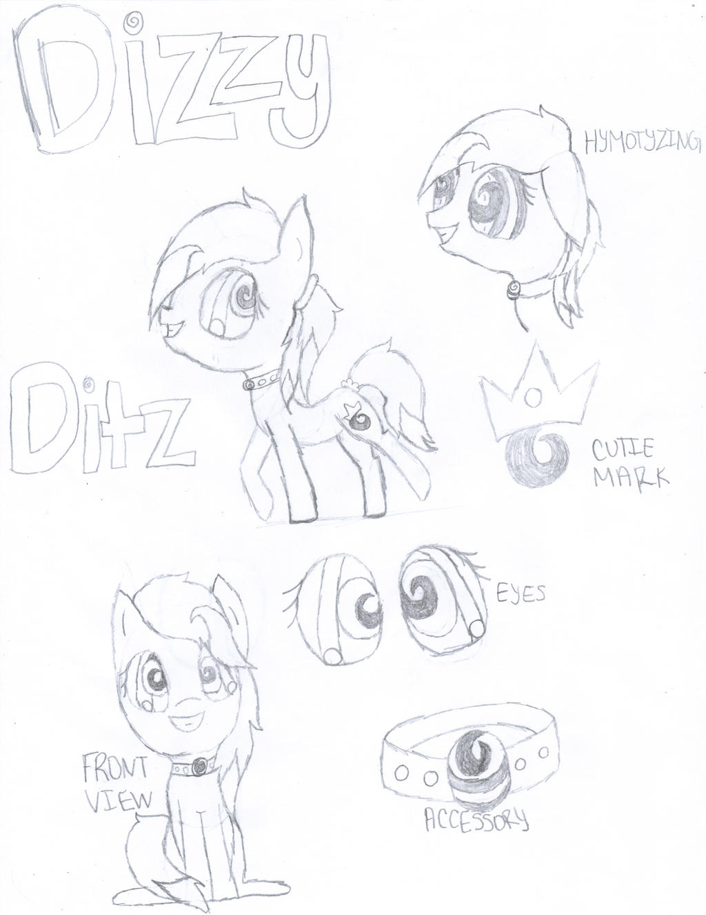 MLP new OC Dizzy Ditz Ref sheet by Hershey78 on DeviantArt MLP new OC Dizzy Ditz Ref sheet by Hershey78 on DeviantArt