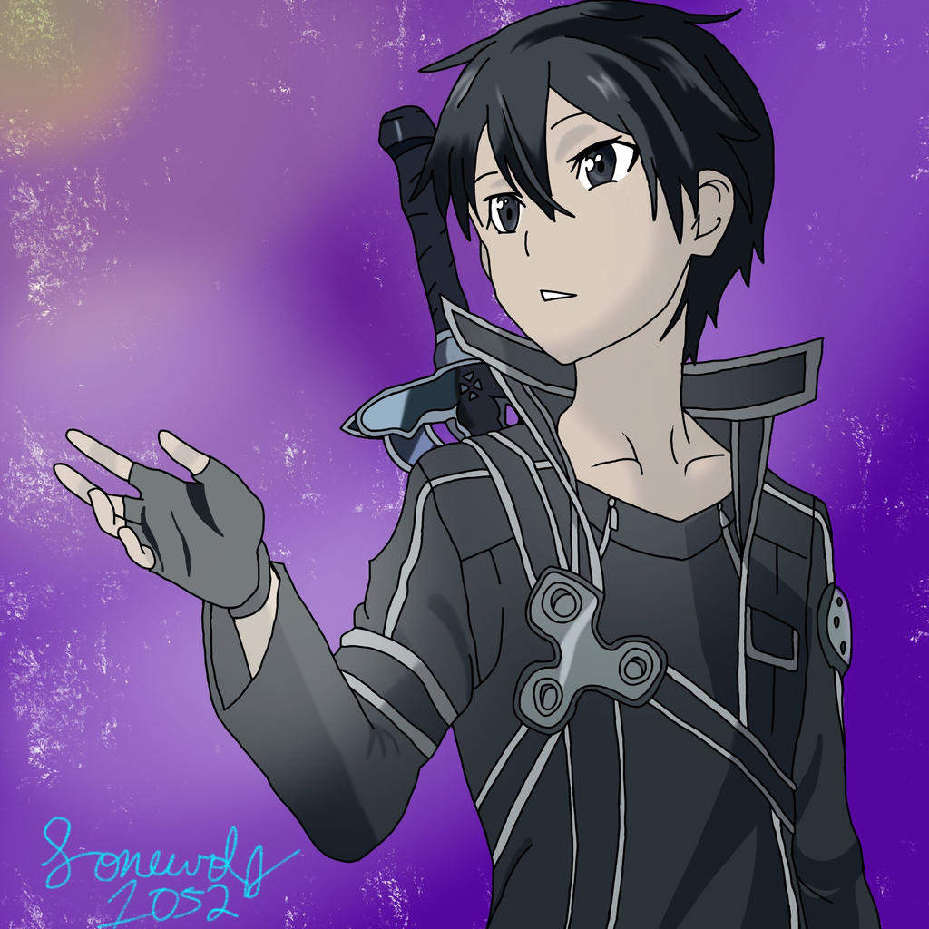 Kirito From Sword Art Online By Lonewolf1052 On Deviantart