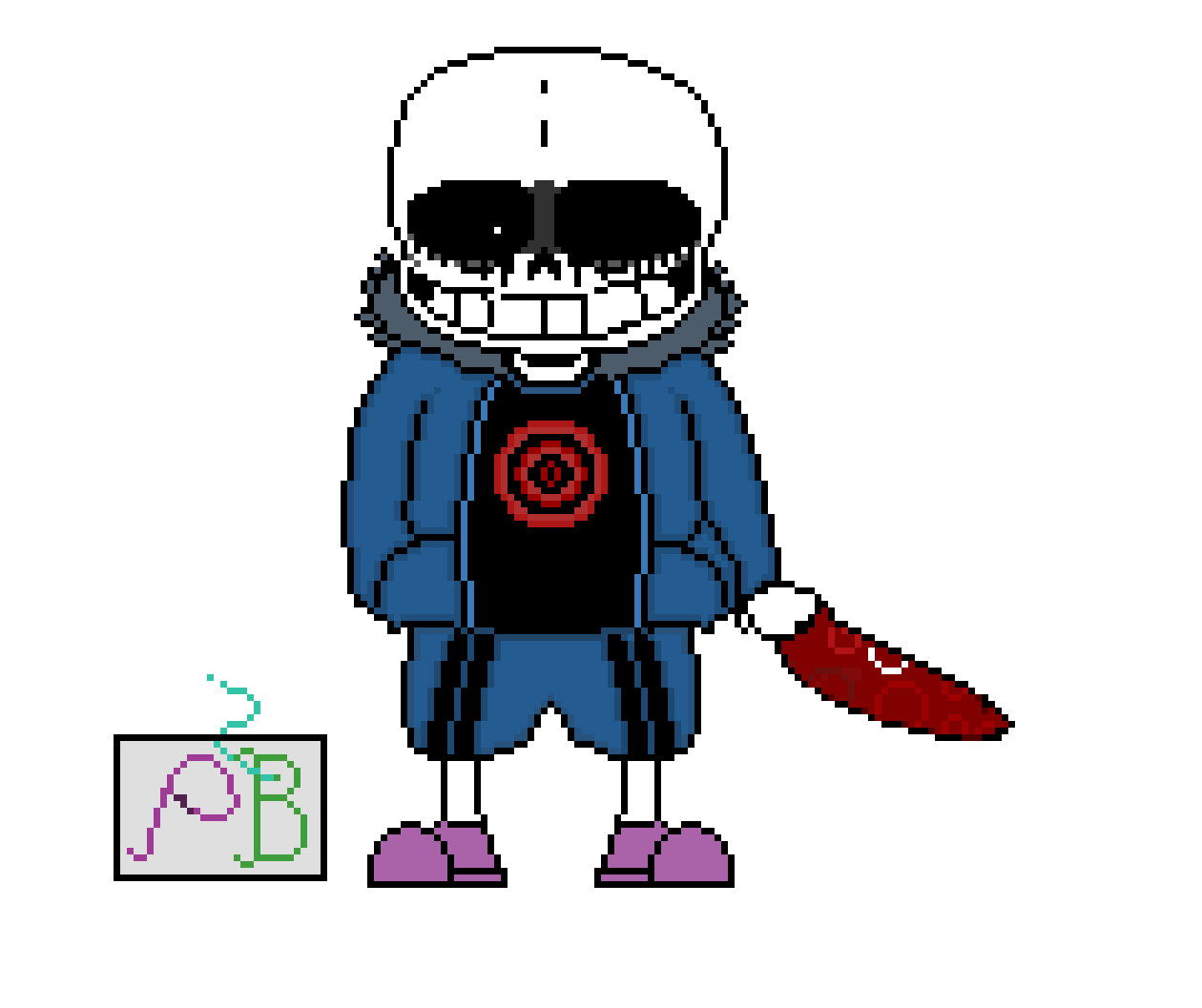 Killer Sans By P4lob On Deviantart