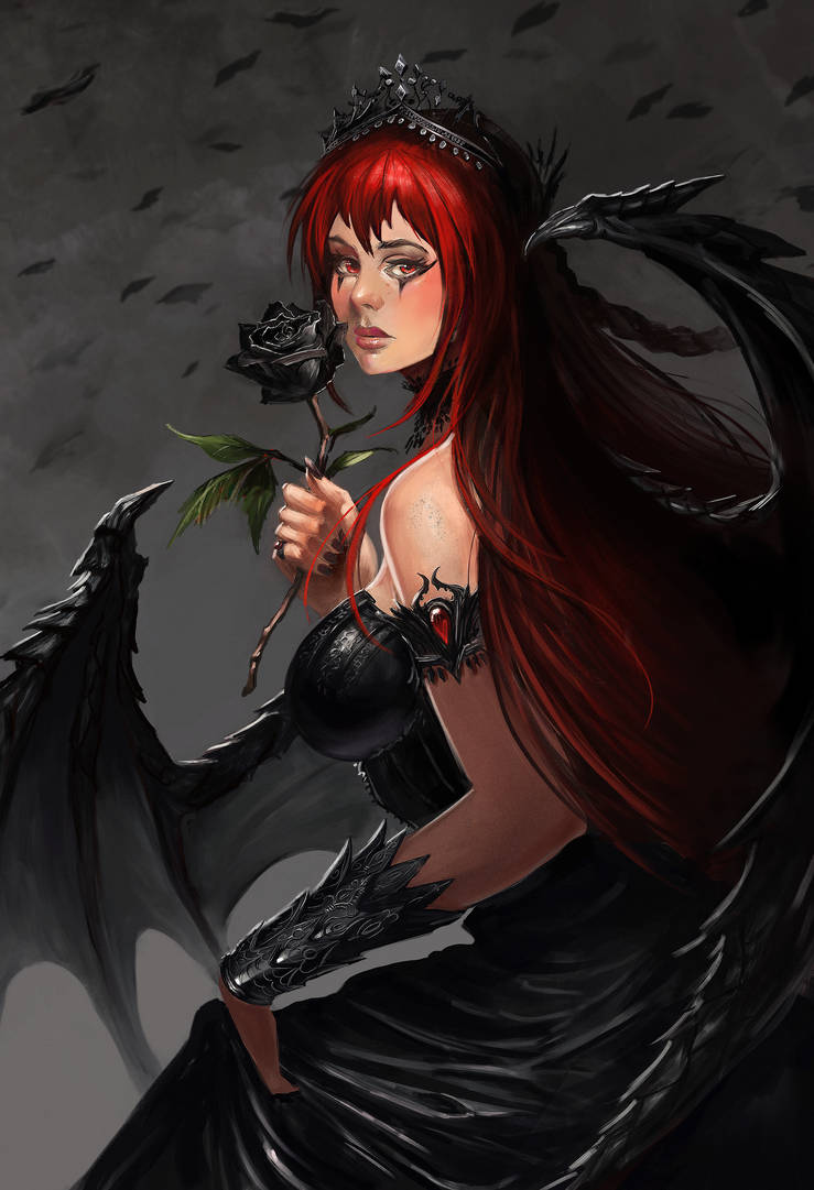Demon Rose By Vixgo On Deviantart
