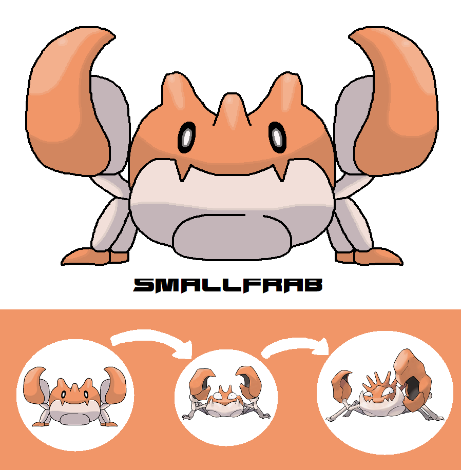 Smallfrab (Krabby's pre-evolution) by ericgl1996 on DeviantArt Smallfrab (Krabby's pre-evolution) by ericgl1996 on DeviantArt