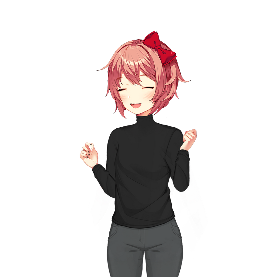 Excited Sayori Sprite By Shrineddlc2002 On Deviantart