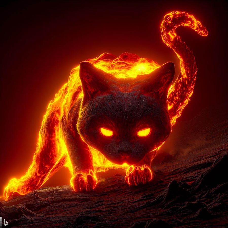 Magma Cat By Kssg On Deviantart