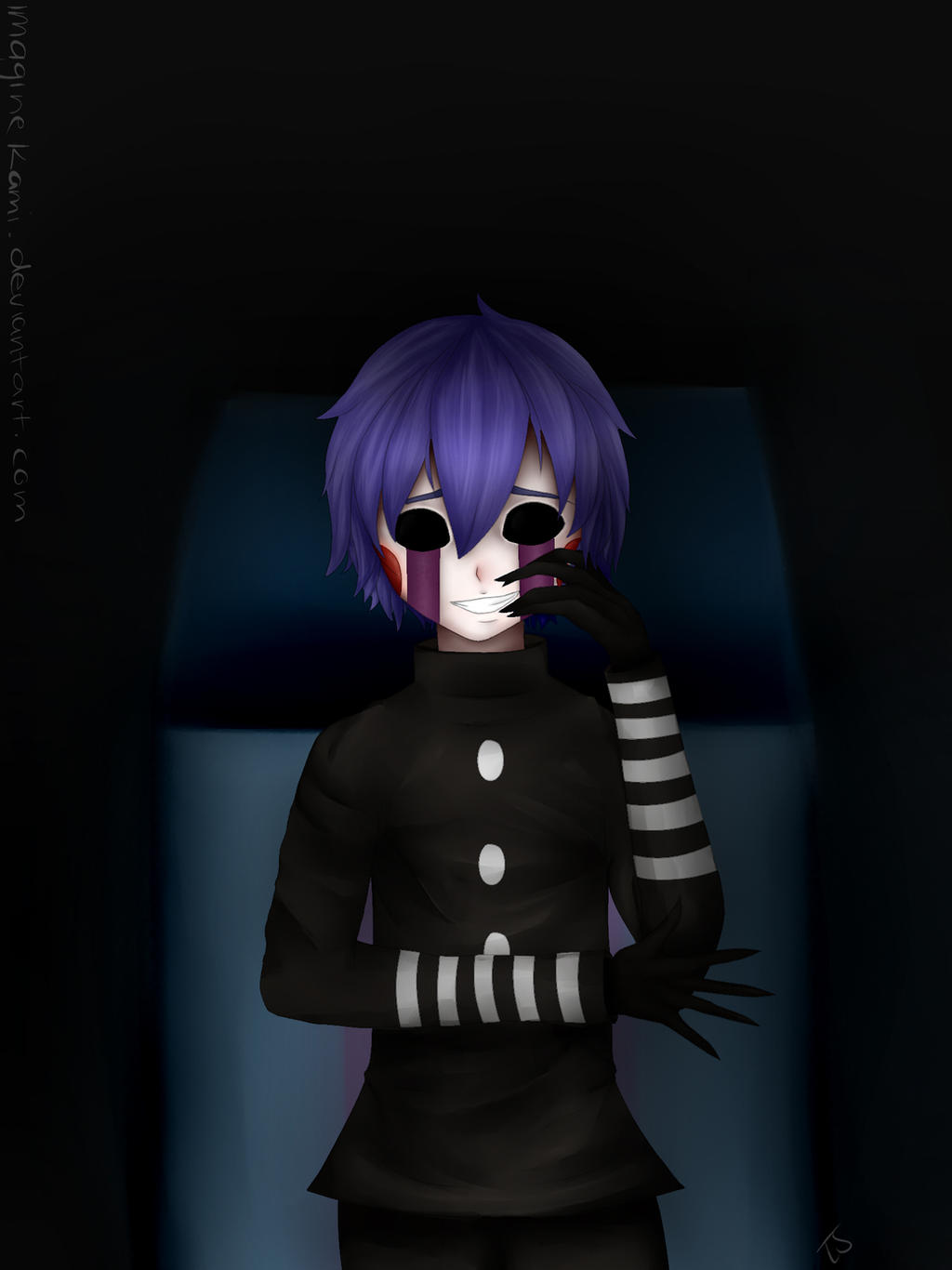Fnaf Mmd Marionette Fanart By Imaginekami On Deviantart