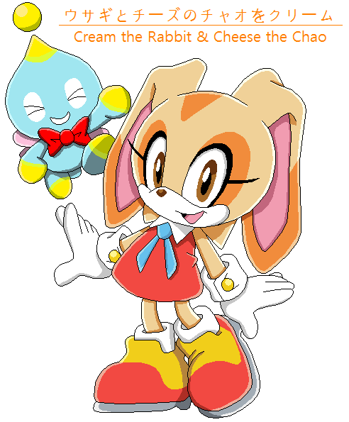 Cream The Rabbit And Cheese The Chao By Mollyketty On Deviantart