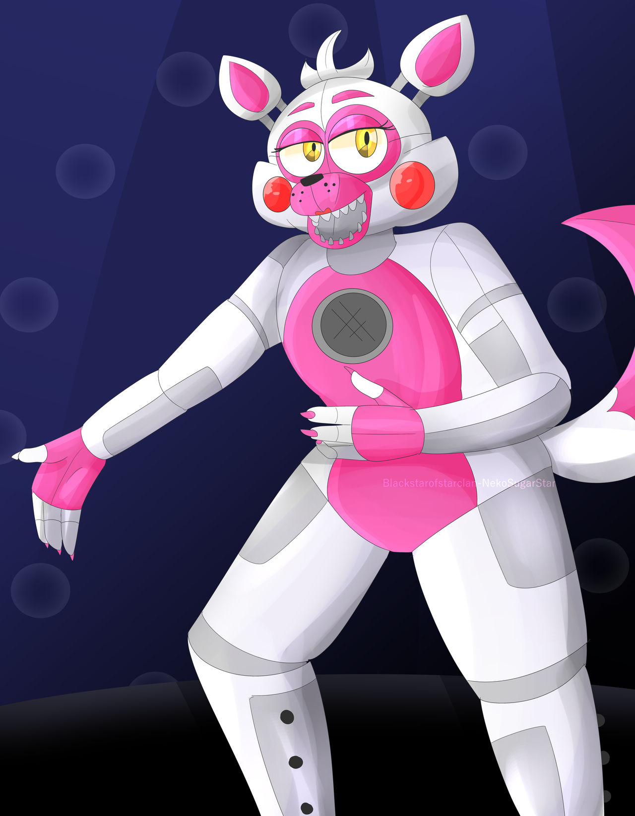 Funtime Foxy Show Time By Nekosugarstar On Deviantart