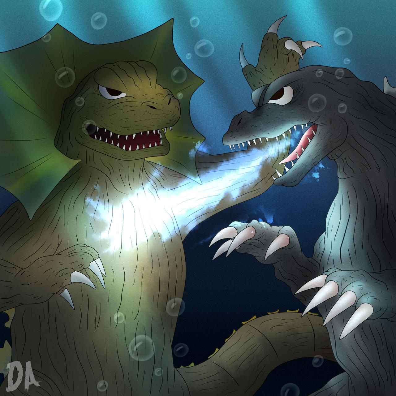 Jirass Vs Godzilla By Jeffsuduri On Deviantart
