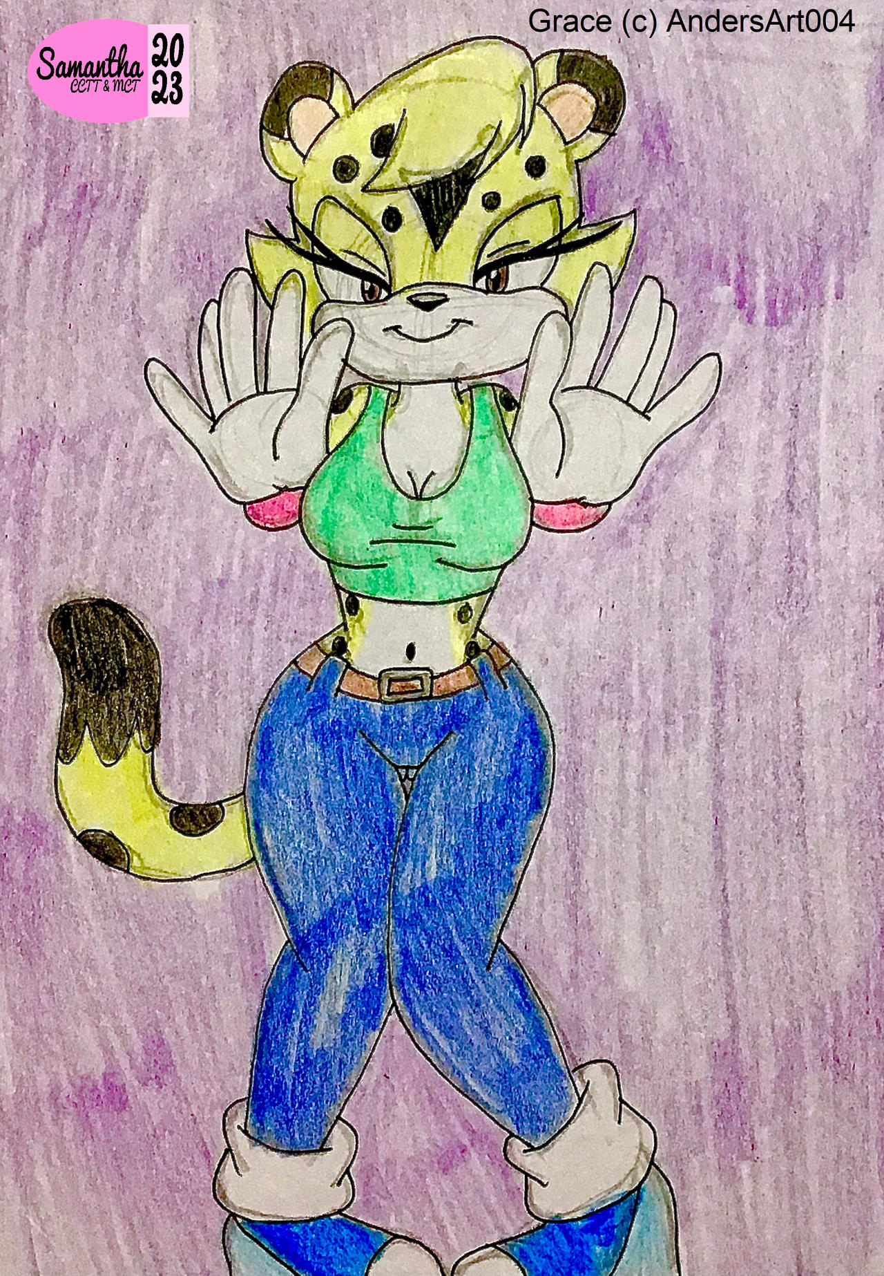 Rq Grace The Cheetah By Cottoncattailtoony On Deviantart