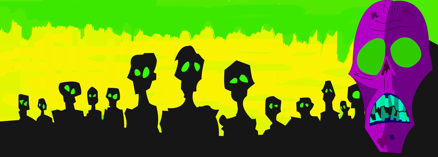 Neon Zombies by Ashen7 on DeviantArt