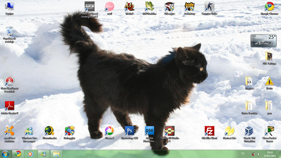 My Desktop Windows7 by Kiwaso on DeviantArt My Desktop Windows7 by Kiwaso on DeviantArt