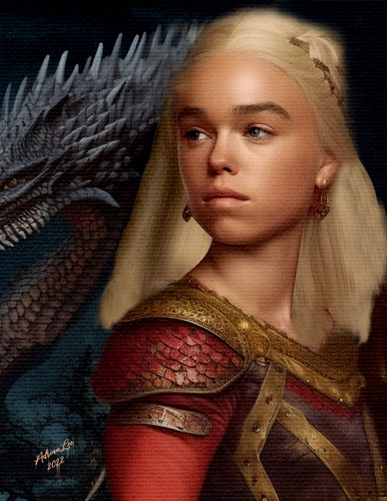 Milly Alcock Princess Rhaenyra Targaryen By Realdealluk On Deviantart