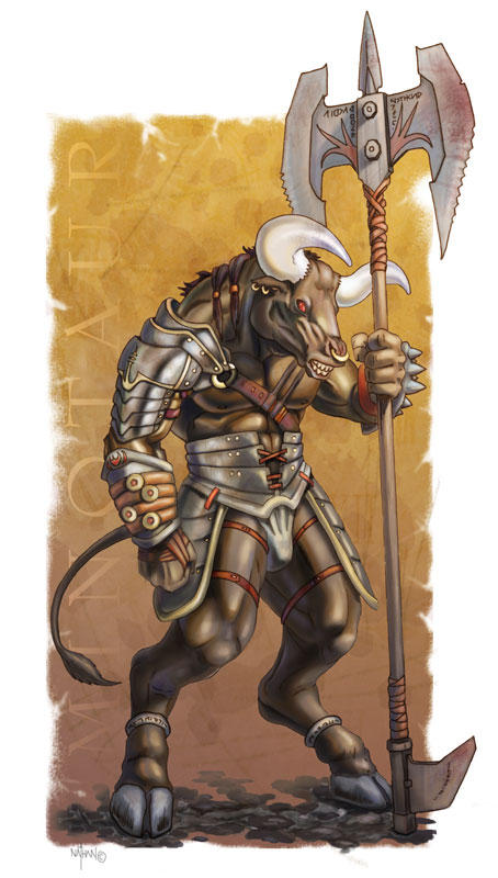 Minotaur by NathanRosario by RPG-Fanart on DeviantArt