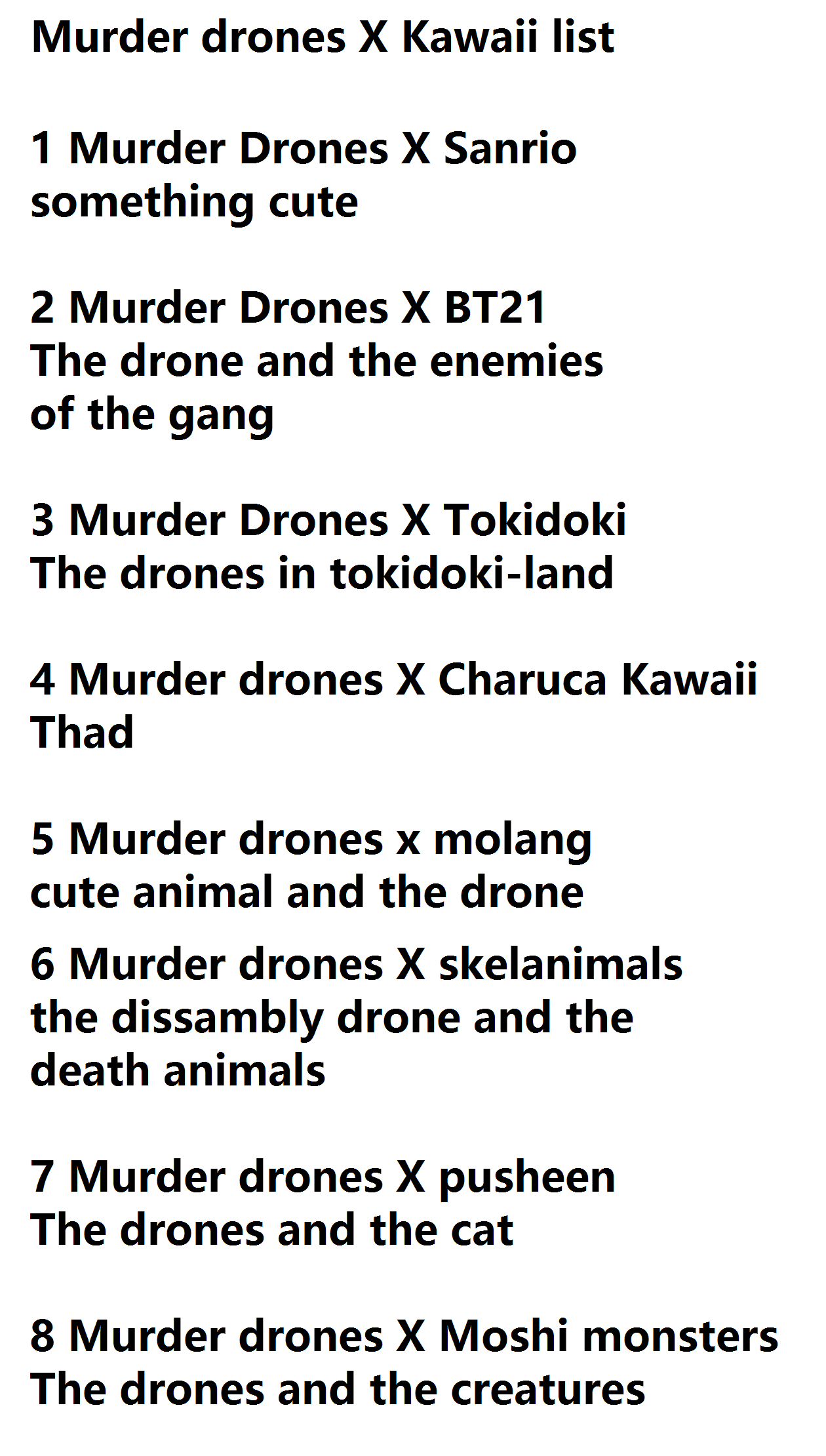 My Murder Drones fanmade by tuga12324 on DeviantArt My Murder Drones fanmade by tuga12324 on DeviantArt