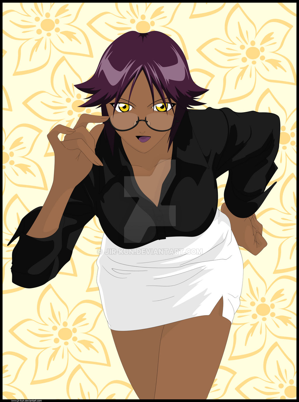 Yoruichi Secretary By Jir Kun On Deviantart