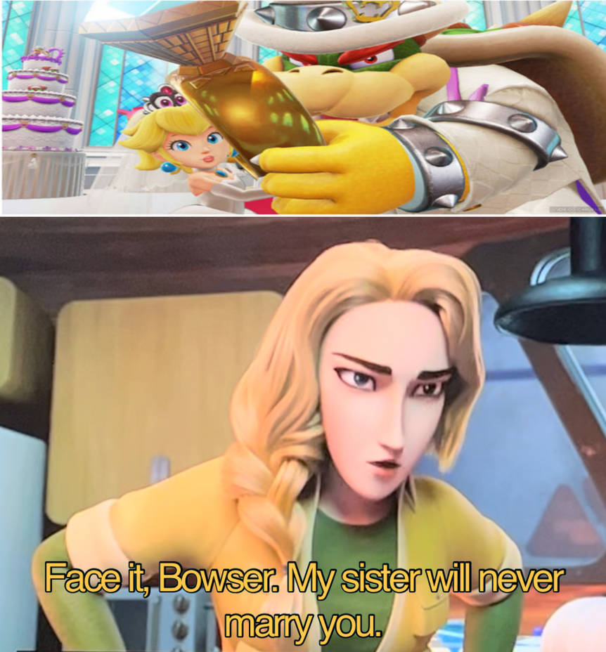 Olivia Doesnt Ship Bowser X Peach By Adamhatson On Deviantart