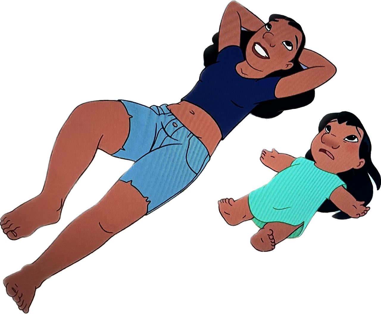 Nani And Lilo Stargazing Png By Adamhatson On Deviantart