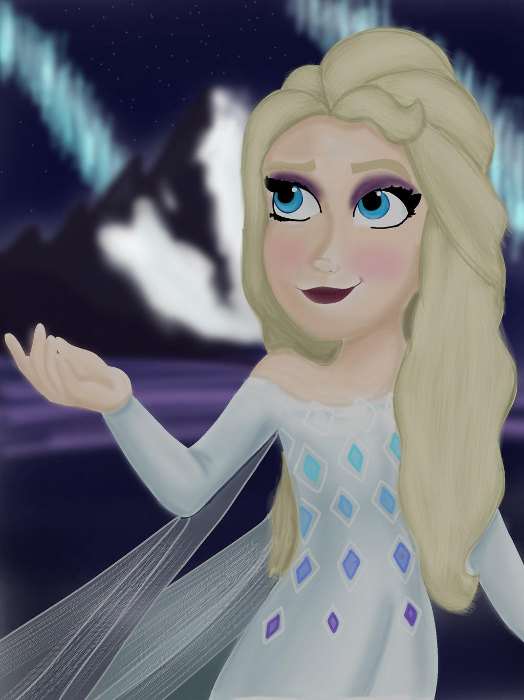 Elsa Frozen 2 Ahtohallan By Captainelsa On Deviantart