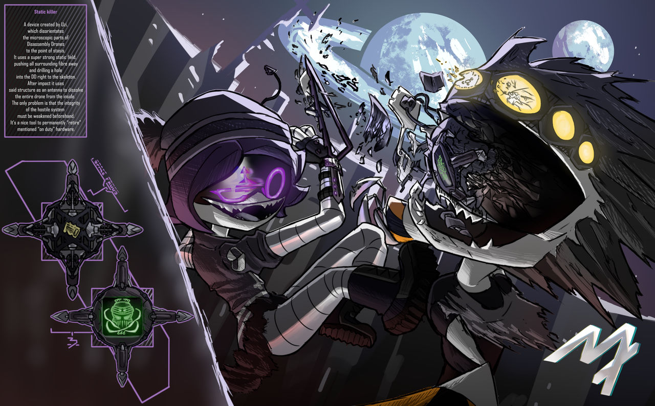 What If Uzi Had A Man Static Killer Is So Bad By Severonseven On Deviantart