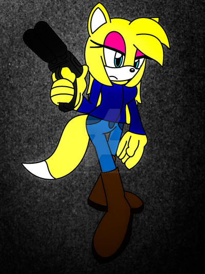Melody Holding A Gun By Melimoo Nova On Deviantart