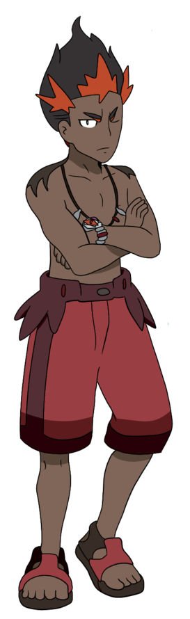 Pokemon Kiawe By Bhalsketchit On Deviantart