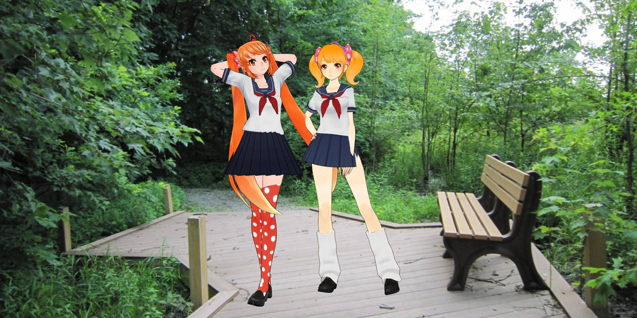 Osana Najimi and Rival-chan by Loveur1 on DeviantArt Osana Najimi and Rival-chan by Loveur1 on DeviantArt