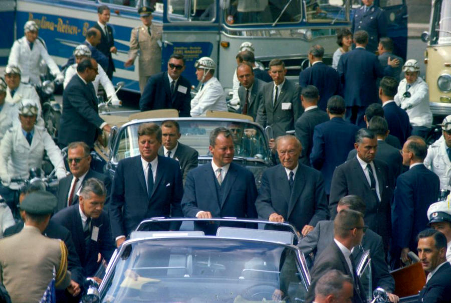 John F. Kennedy - Willy Brandt - Konrad Adenauer by History-Explorer on ... John F. Kennedy - Willy Brandt - Konrad Adenauer by History-Explorer on ...