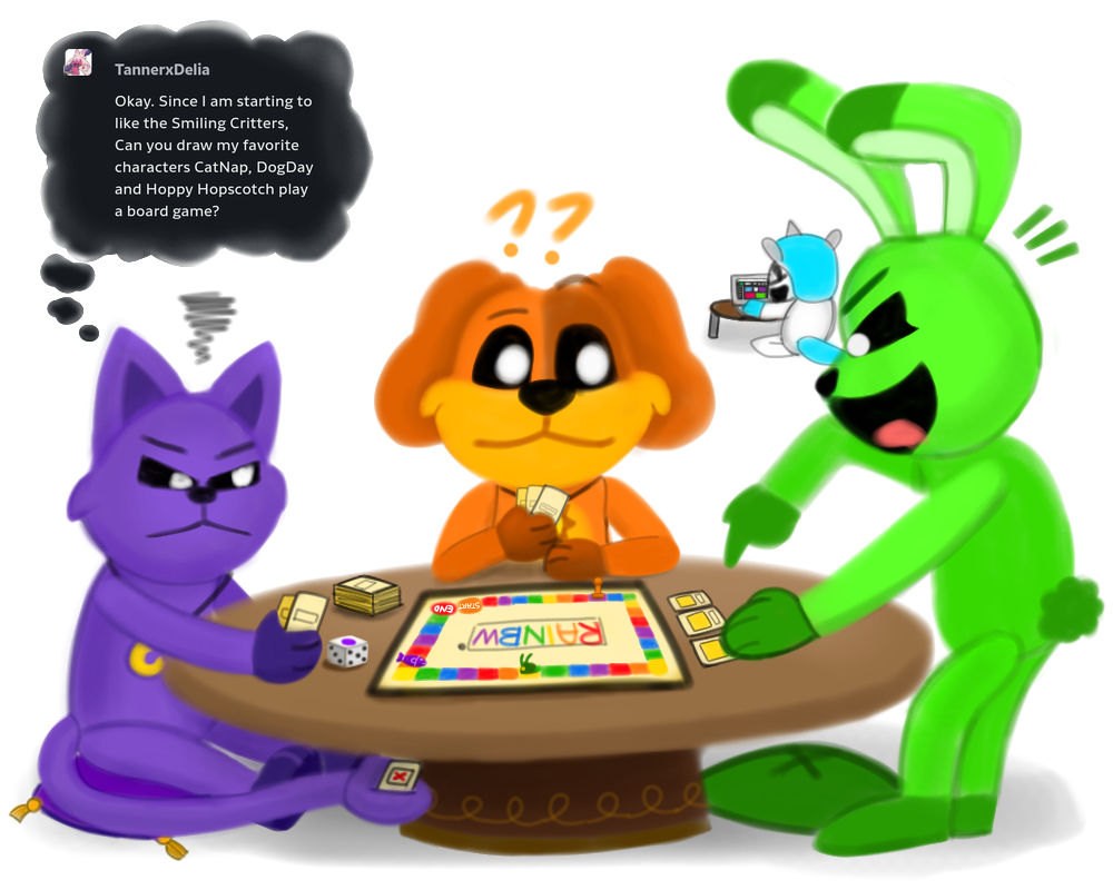Smiling Critters Board Game Day Requested By Missysarahwriterdva On