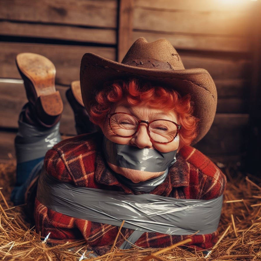 Cowgirl Granny Tied Up And Gagged 13 By Josephgonzalez1996 On Deviantart