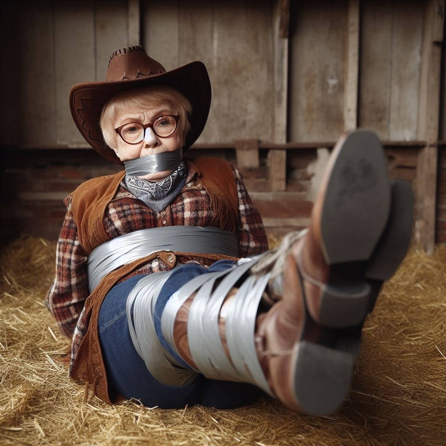 Cowgirl Granny Tied Up And Gagged 19 By Josephgonzalez1996 On Deviantart