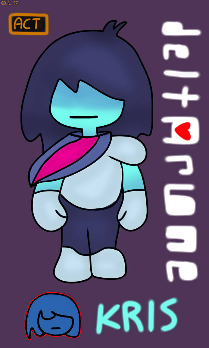 Dark World Kris Deltarune Fanart By Devluca17 On Deviantart