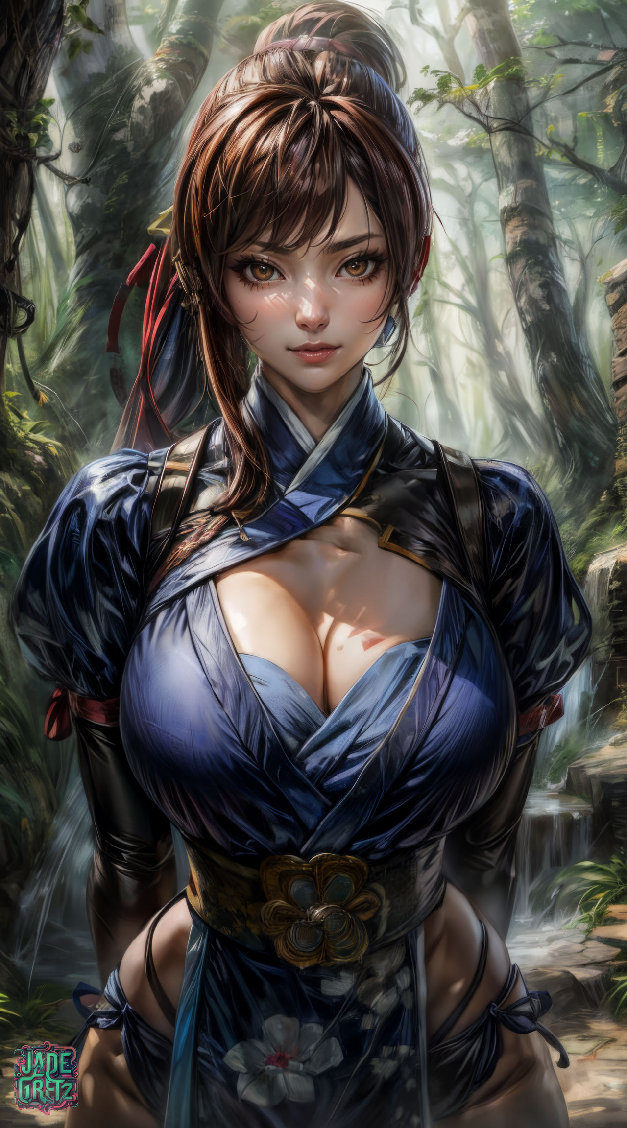 Kasumi Dance Of The Silent Assassin By Jadegretzai On Deviantart