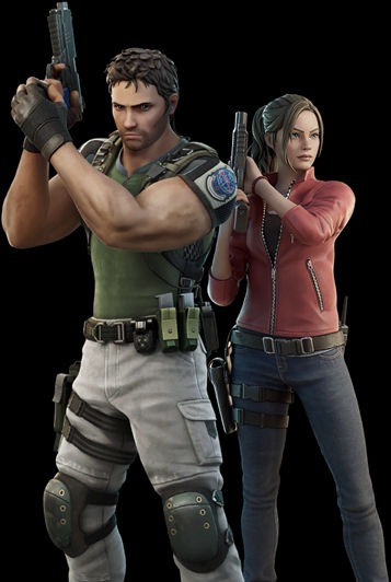 Chris Redfield And Claire Redfield 02 Fortnite By Zyule On Deviantart