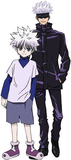 Killua Zoldyck and Satoru Gojo by Zyule on DeviantArt Killua Zoldyck and Satoru Gojo by Zyule on DeviantArt