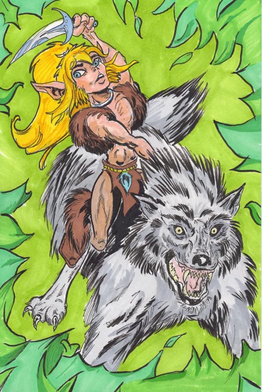 Cutter From Elfquest By Mzjoe On Deviantart