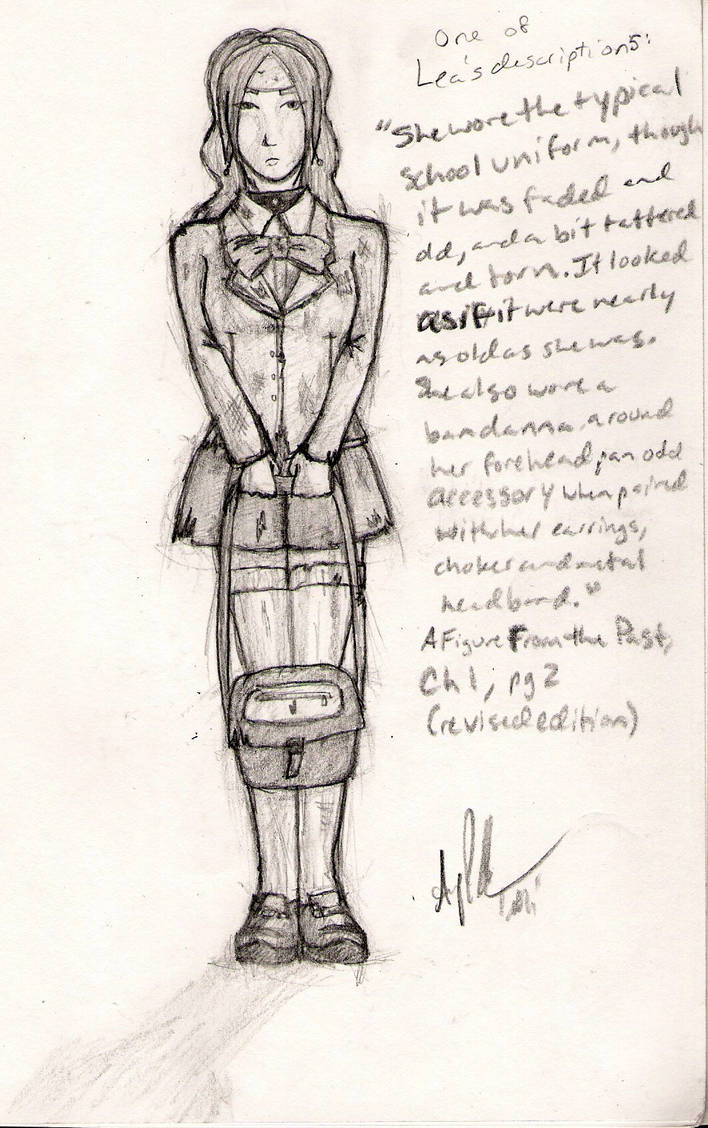 Lea in school uniform by HeavenSentTenshi on DeviantArt