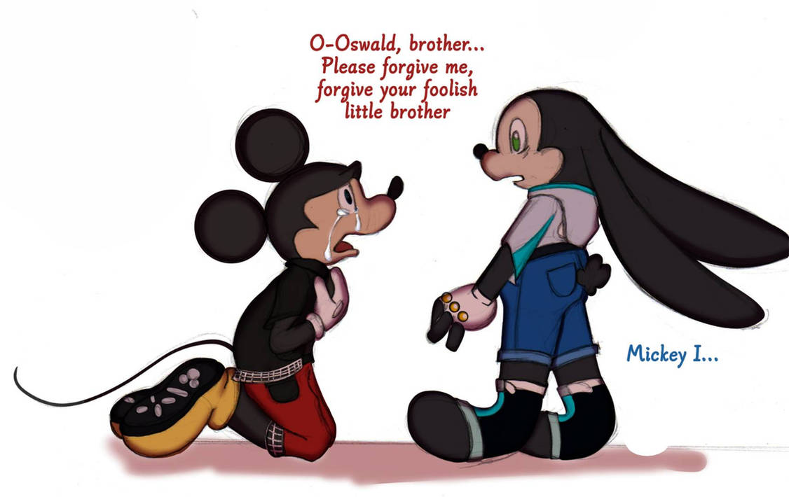 Kingdom Hearts Mickey And Oswald Meet By Lexi Mouse On Deviantart