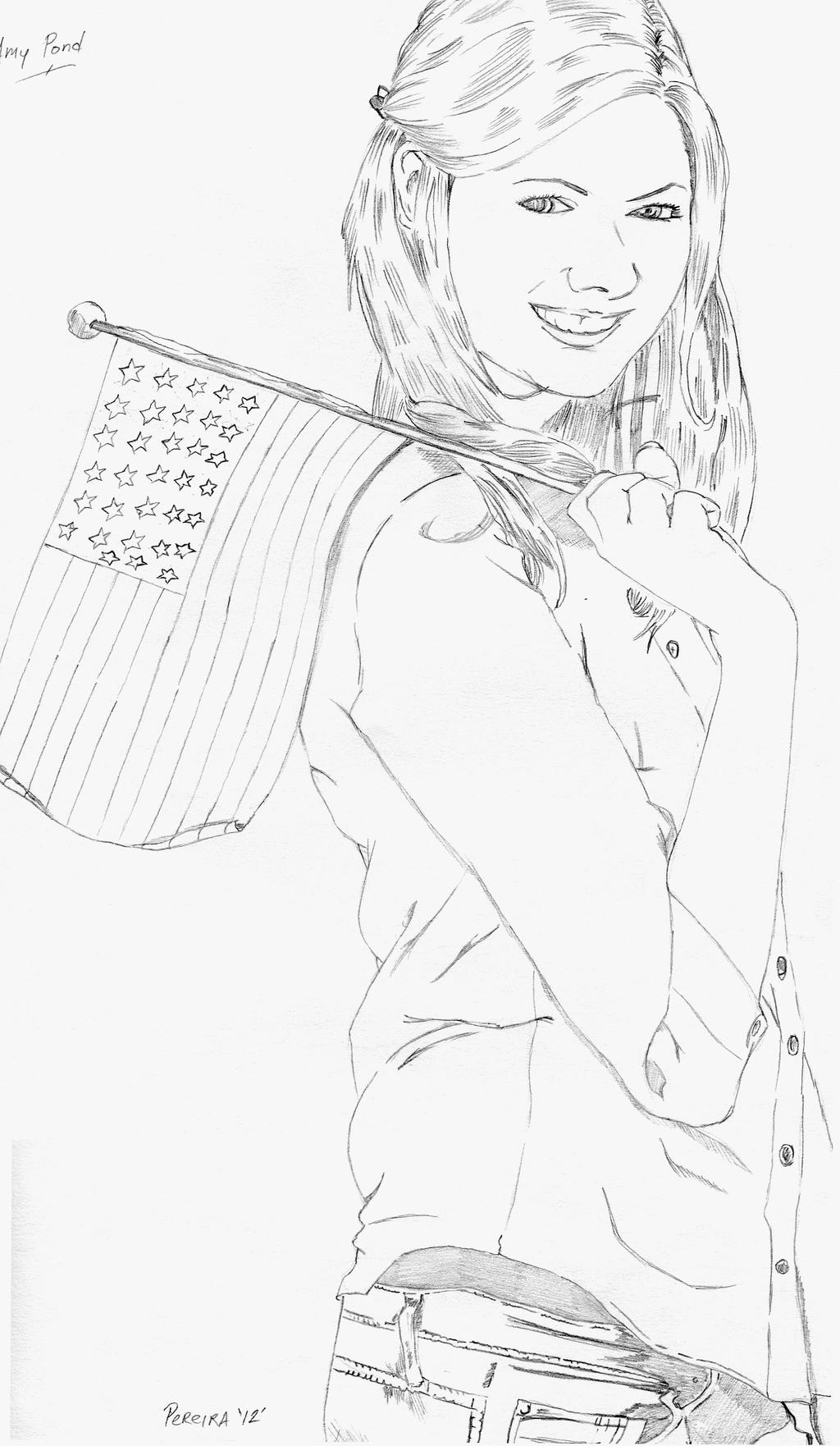 Amy Pond 2 By Tonypereira On Deviantart