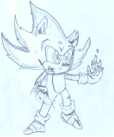 Super Sonic Evil version by Soniccuz on DeviantArt
