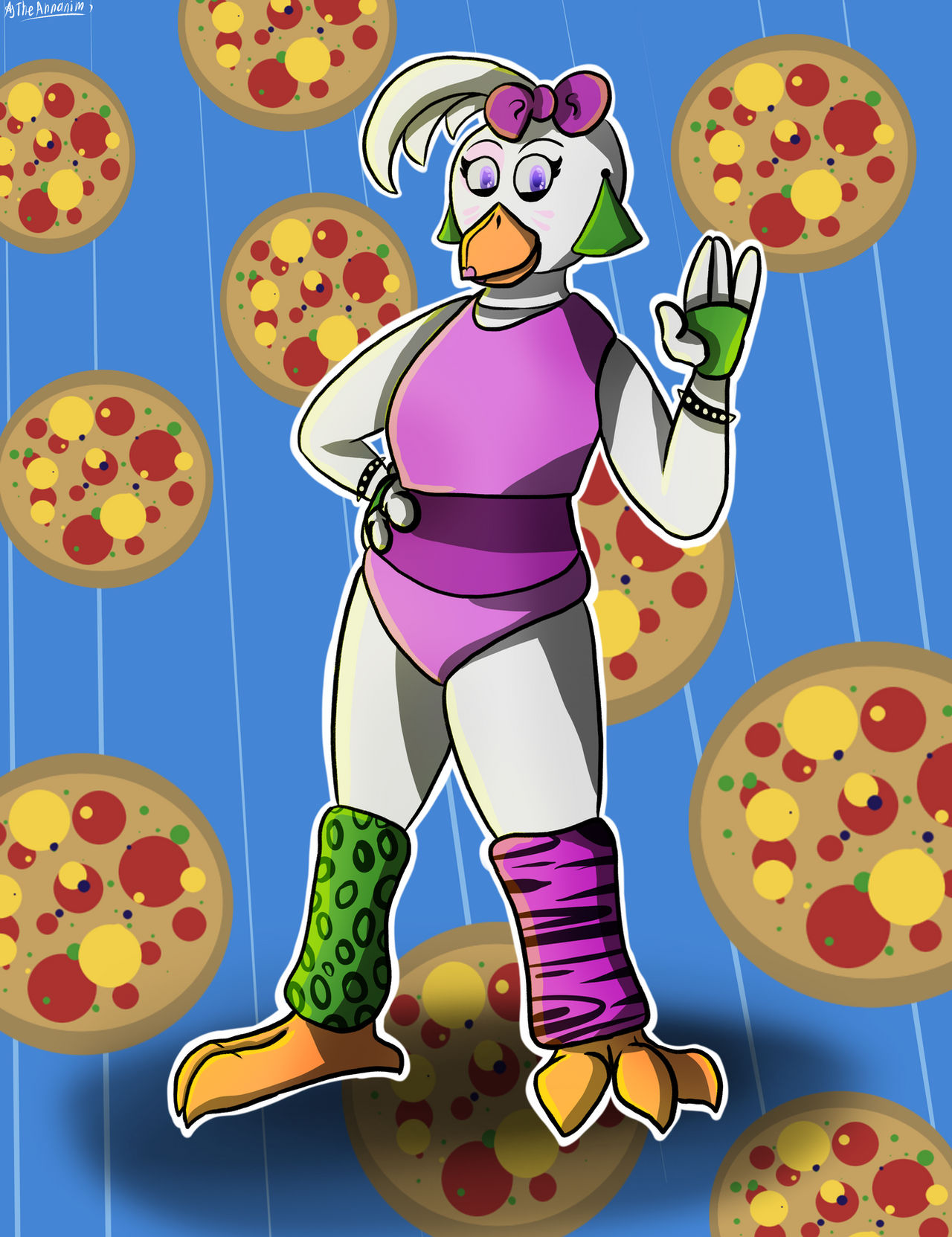 Glam Rock Chica By Theannanim On Deviantart
