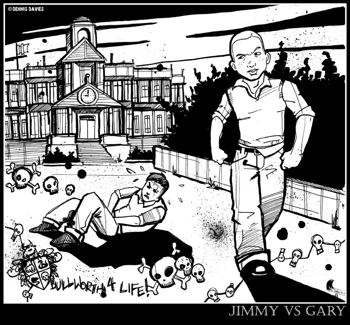 Jimmy vs. Gary by CitizenWolfie on DeviantArt