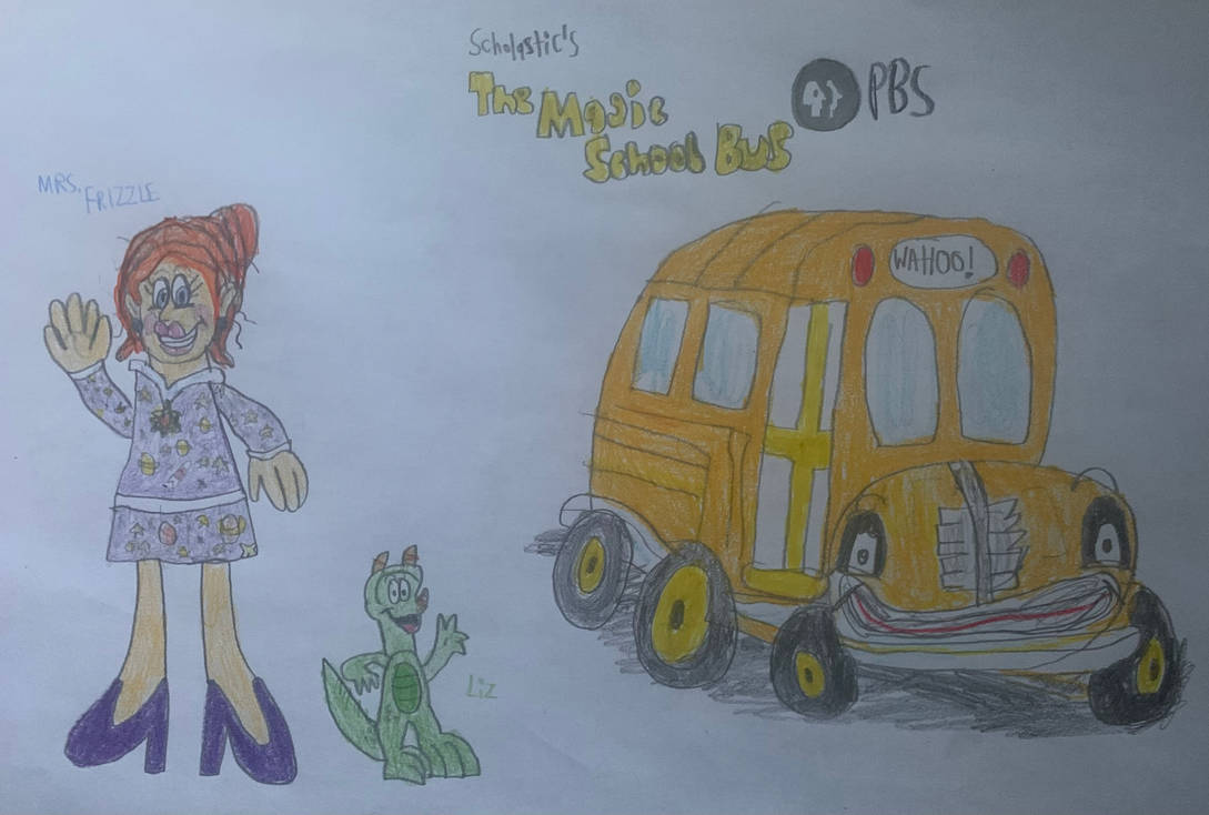 Mrs Frizzle Liz And The Magic School Bus By Ali26327 On Deviantart