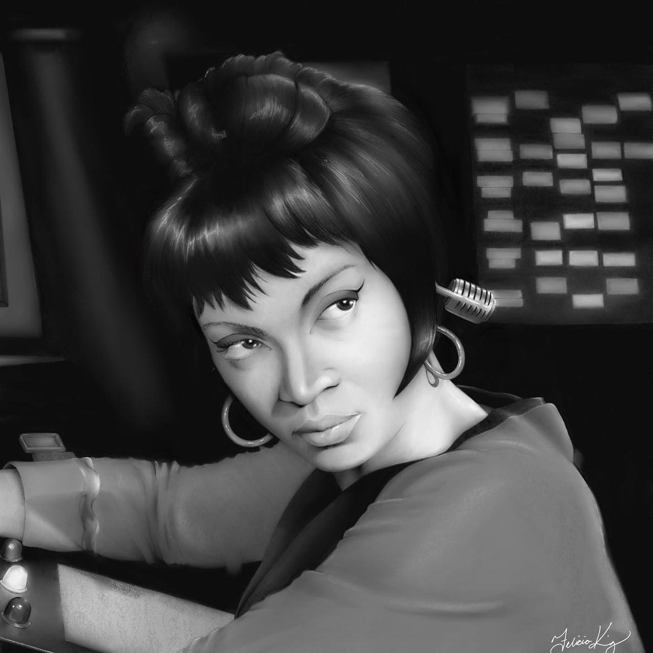 Lieutenant Uhura By Geekingoutart On Deviantart