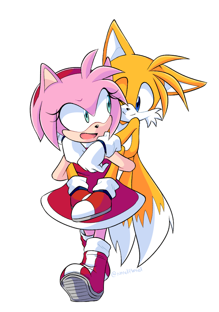 Amy And Tails By Nannelflannel On Deviantart