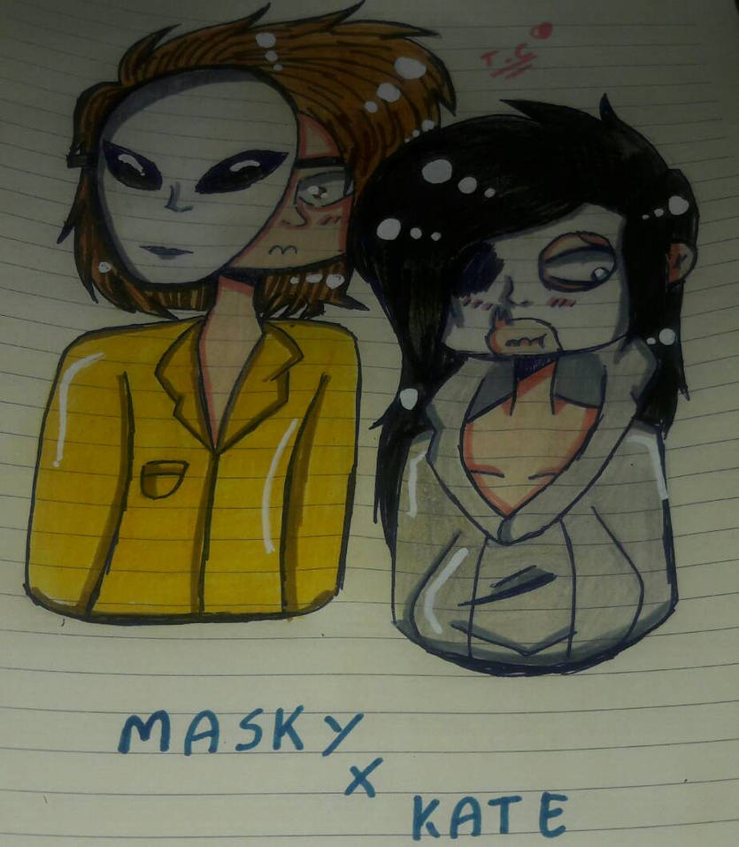 Masky X Kate The Chaser By Creeperfangirls777 On Deviantart