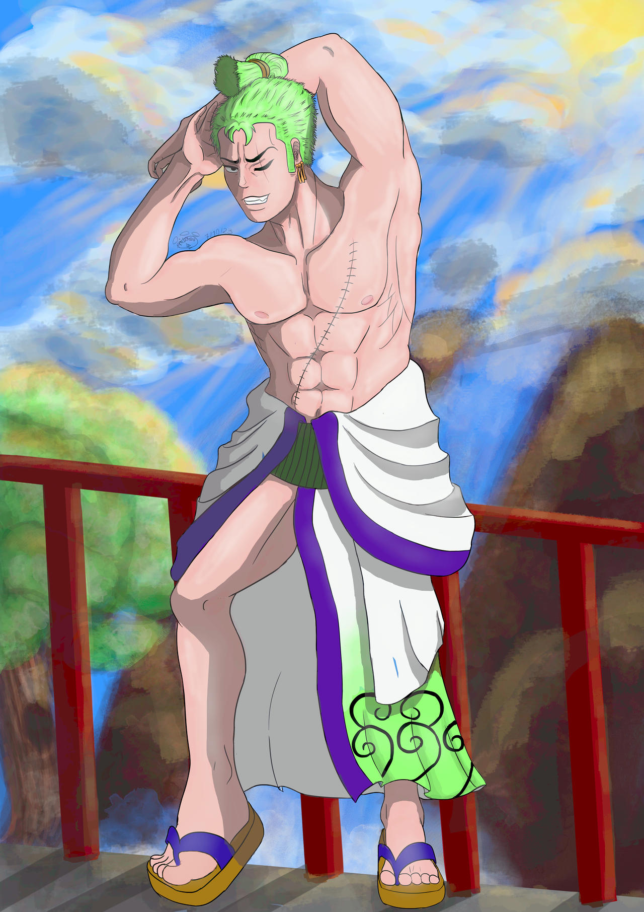 Sexy Zoro 3 By Kailemonart On Deviantart
