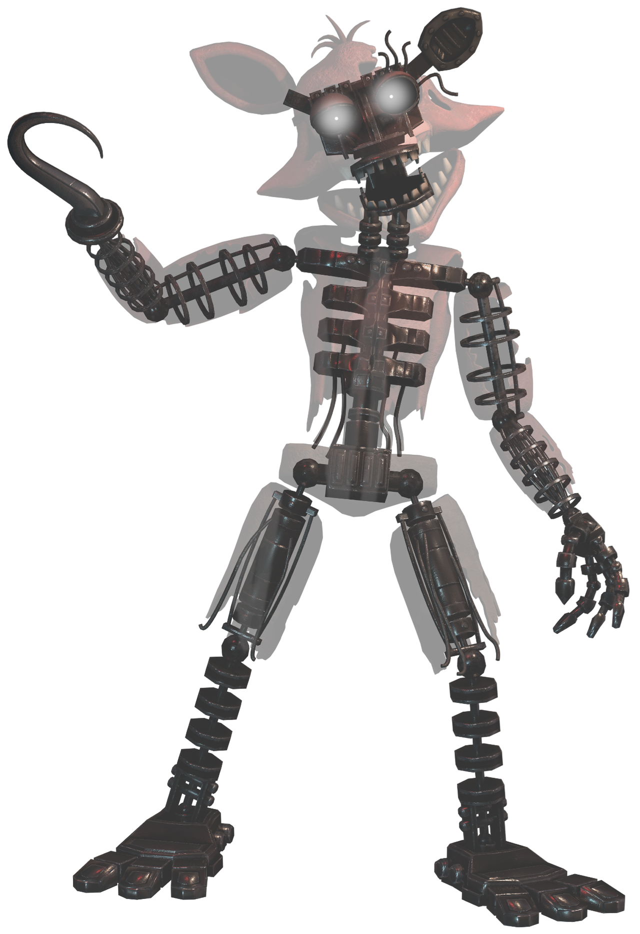 Skeleton Withered Foxy Fnaf Ar Skin Concept By Toxiingames On Deviantart