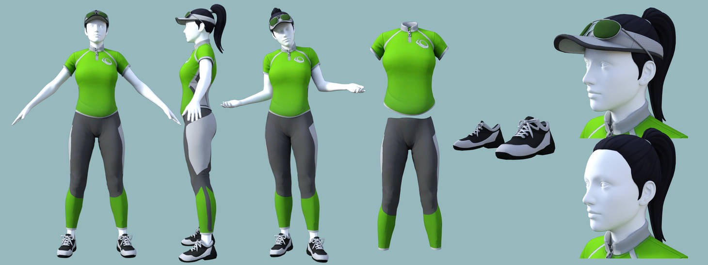 Fortnite Park Patrol Outfit For Genesis 8 Female By Innmodels On Deviantart