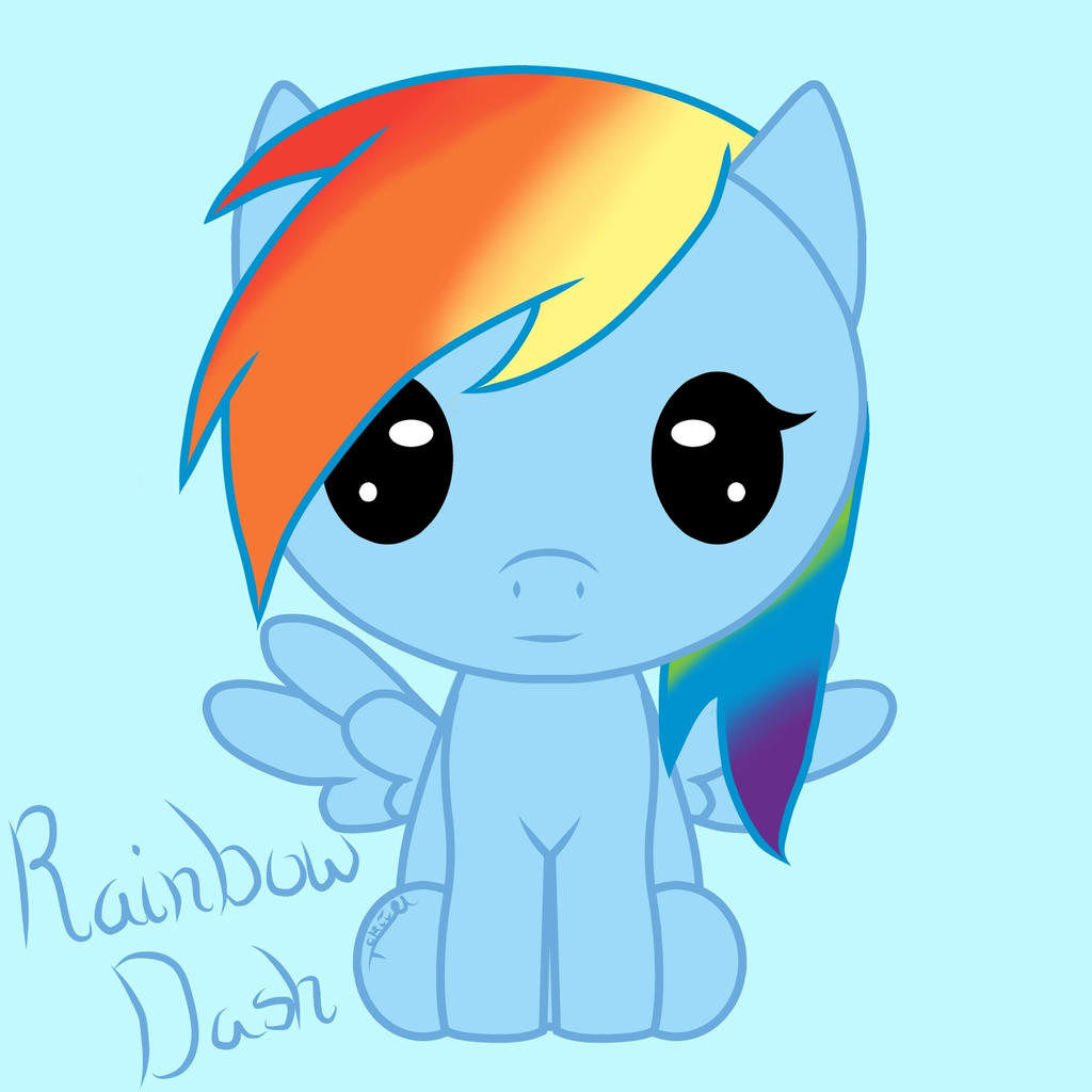 Chibi Rainbow Dash By Mylittleamni On Deviantart