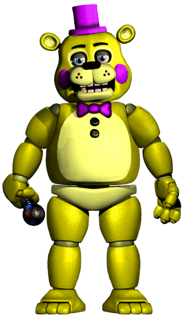 Fnaf 2 Toy Golden Freddy V3 By Ajosterio On Deviantart