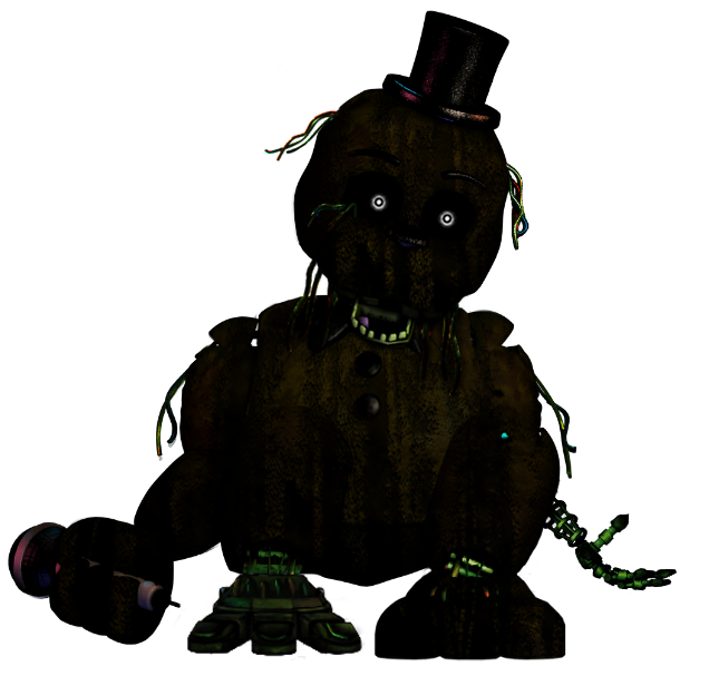 Fnaf 3 Phantom Golden Freddy By Ajosterio On Deviantart